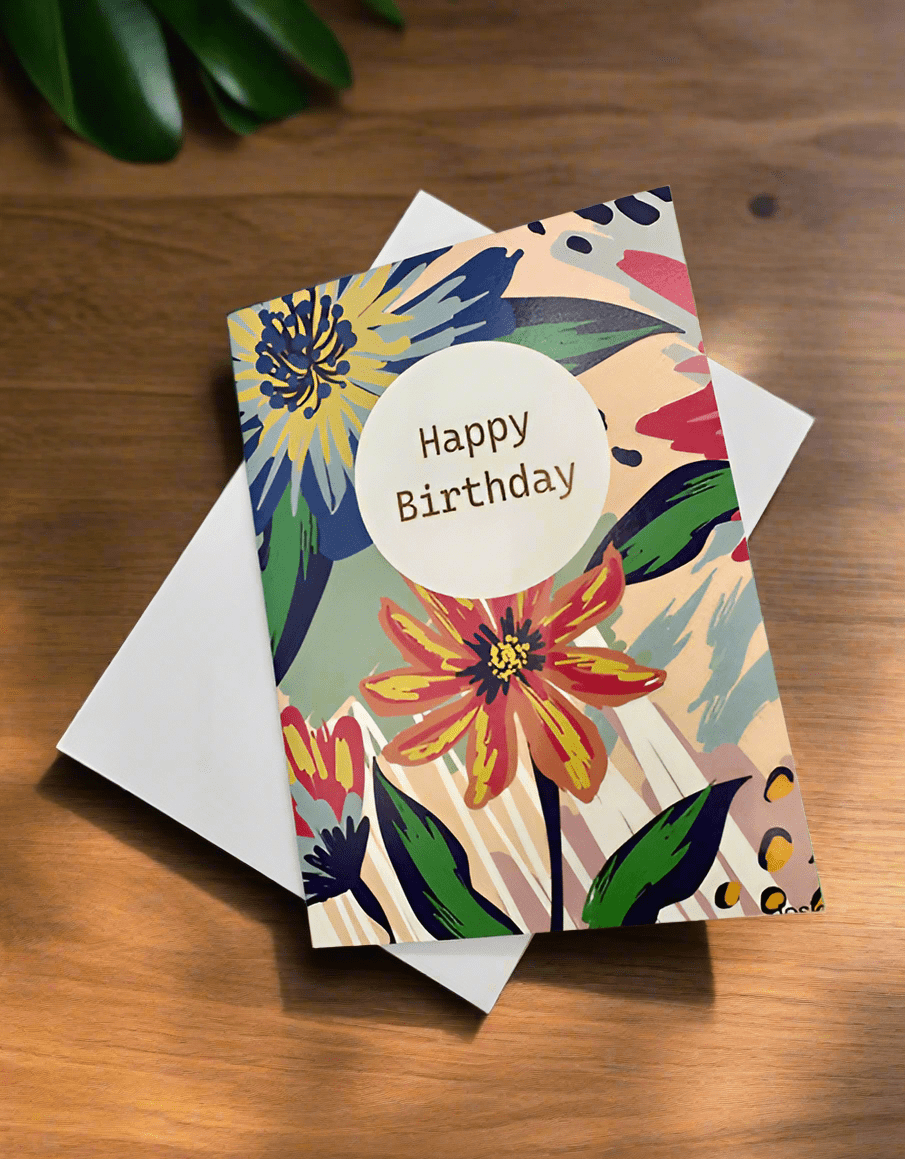 Happy Birthday - Bright Flower Design – Impala Online