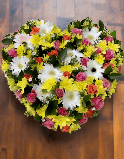 Funeral Heart Wreath – Impala Online