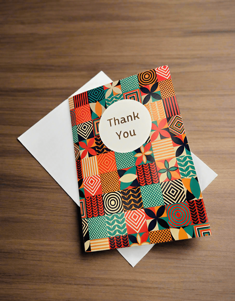 Thank You - pattern card – Impala Online